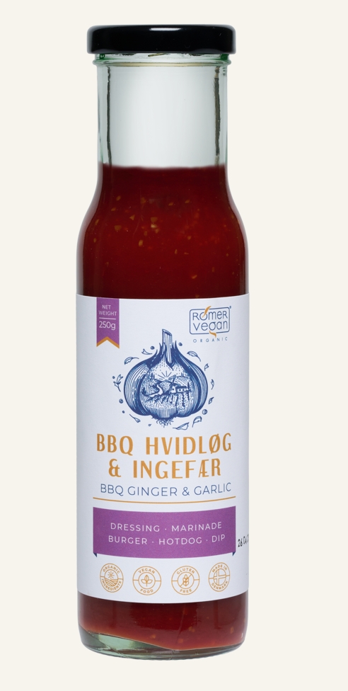BBQ saus med ingefær og hvitløk fra Rømer, Økologisk, 250g | Fat og Fe ...