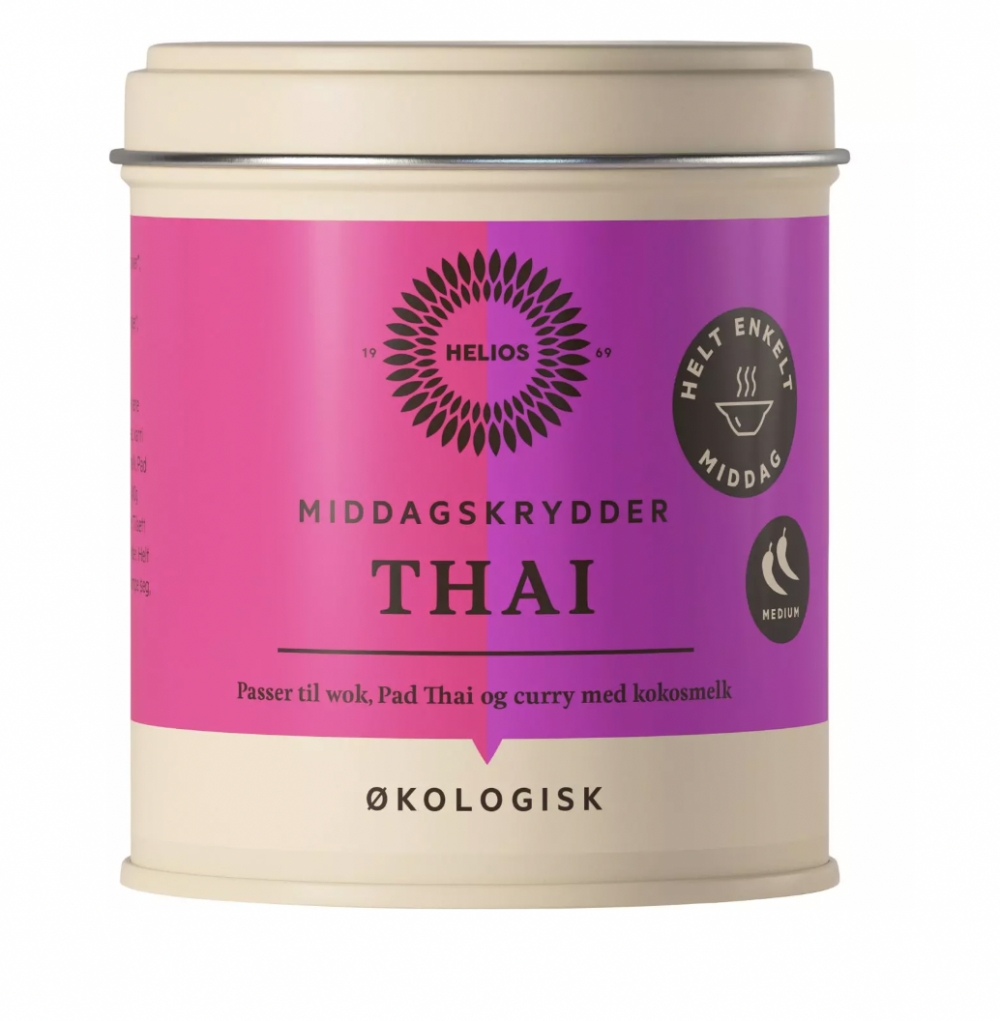 Helios økologisk thai middagskrydder 80 g | Fat og Fe er en økologisk ...